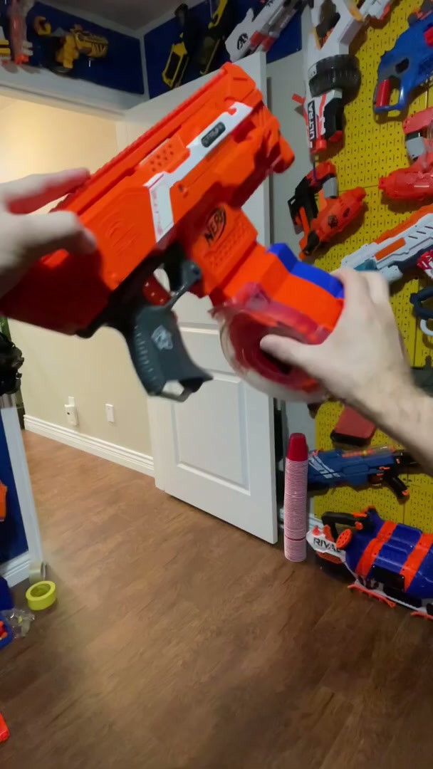 Nerf gun reload with Nerf gun upgrade | MacDannyGun #shorts