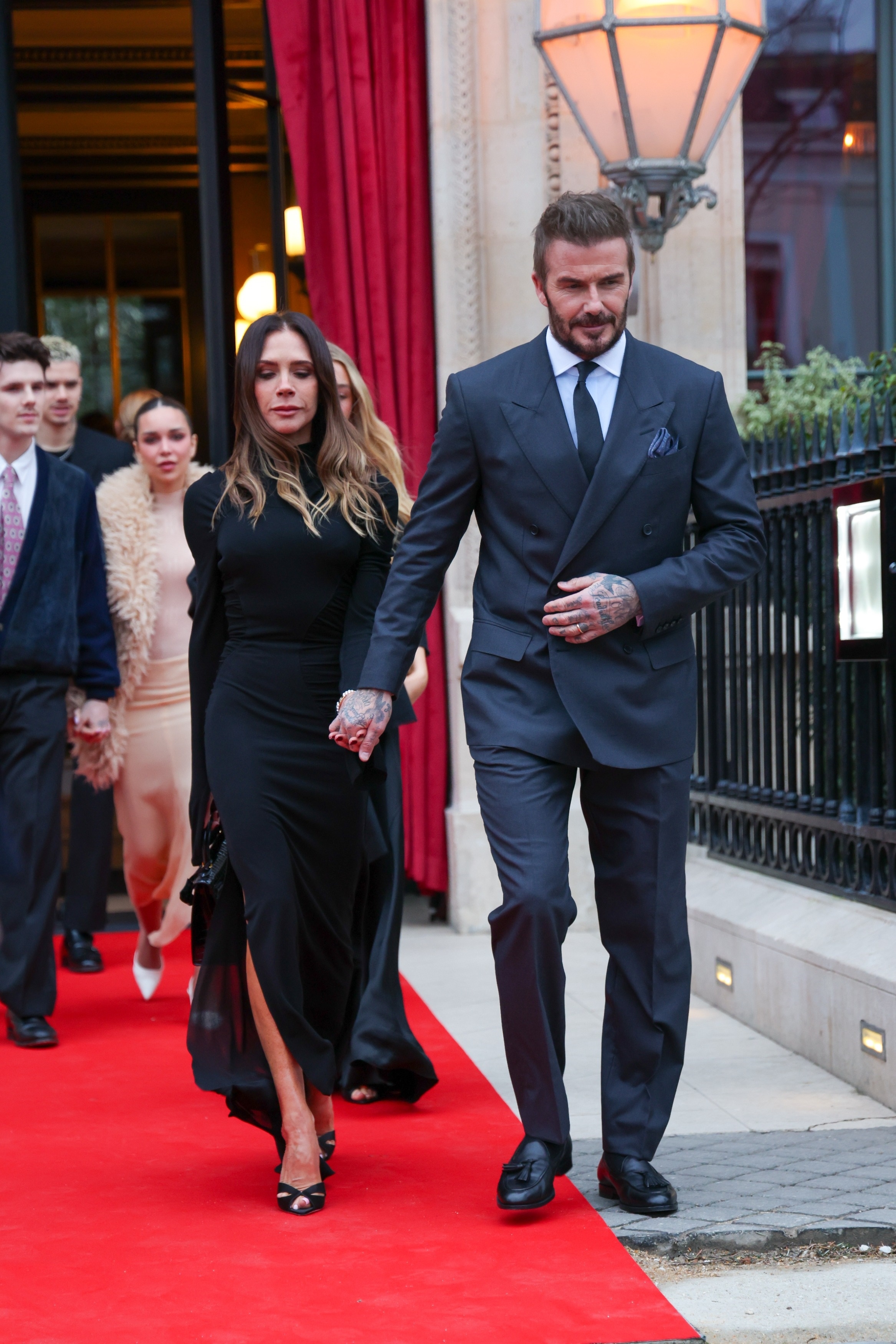 Victoria and David Beckham put on united front with kids after son ...