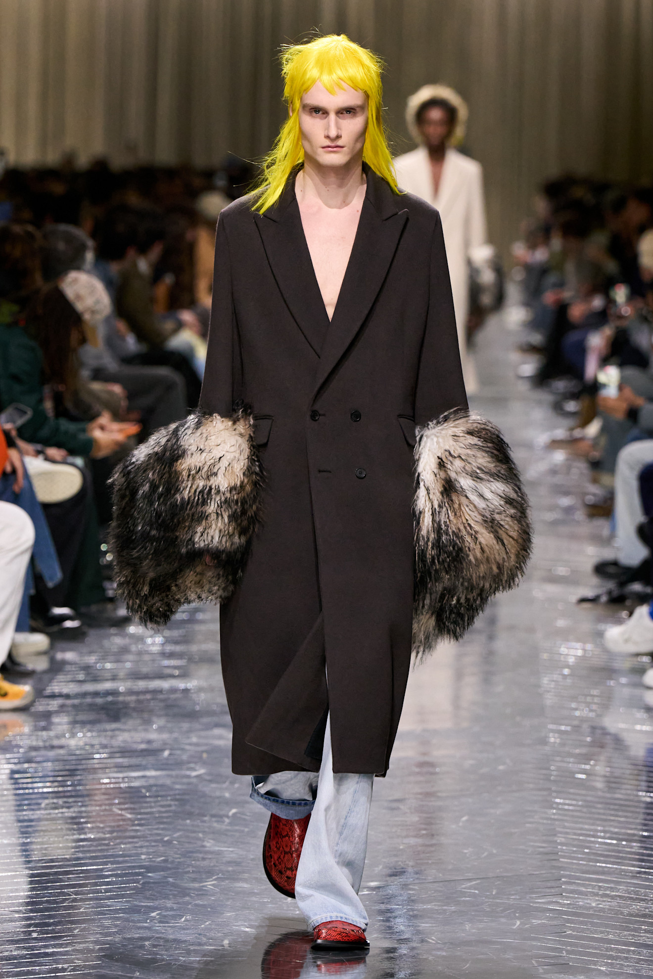 Jennifer Lawrence defies couture week dress codes in a tank top and jeans