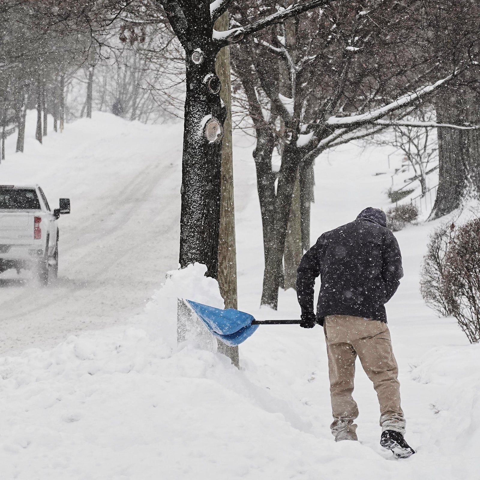 Winter storm brings warnings about heart attack risk of shoveling snow