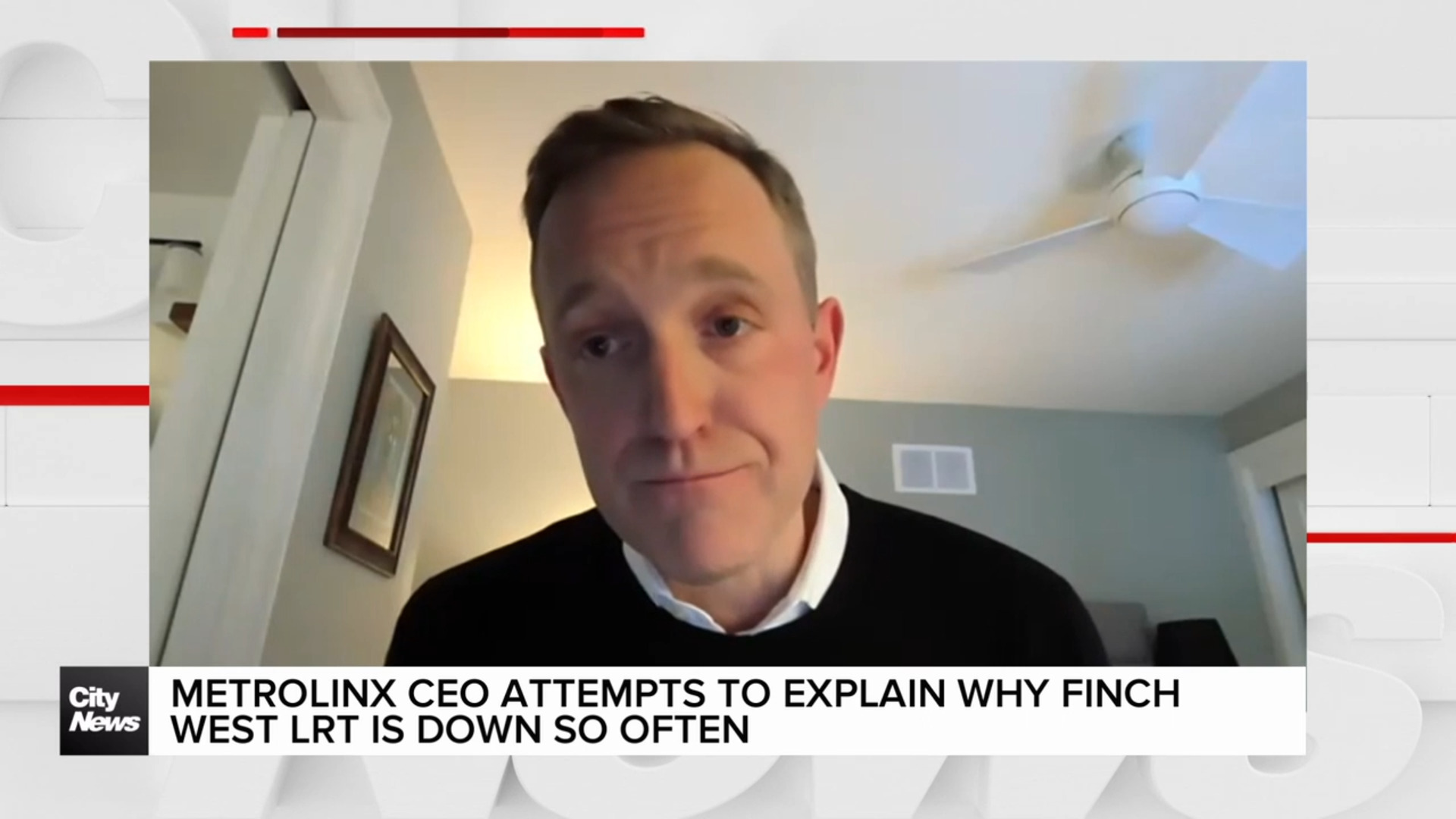 Metrolinx CEO Michael Lindsay attempts to explain why the Finch West ...