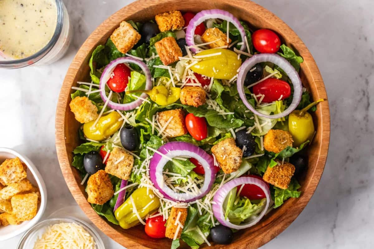30 side salads (because the main dish can’t do all the work)