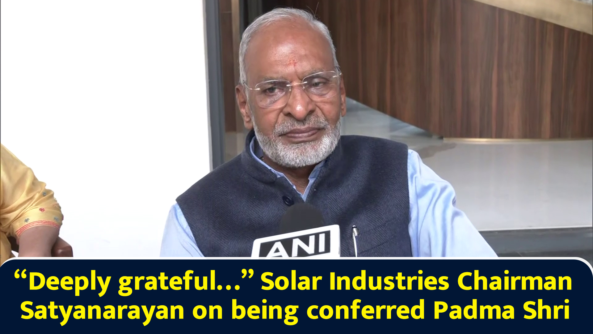 Deeply grateful… Solar Industries chairman Satyanarayan on being ...