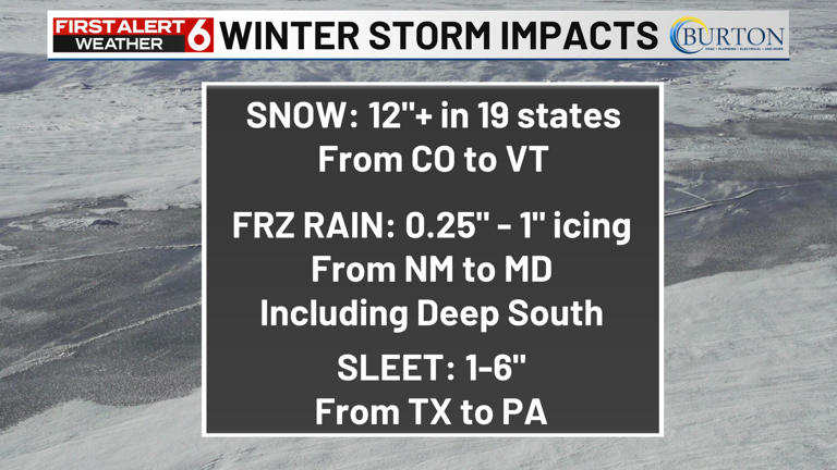 Weekend winter storm leads to impressive snow, sleet and icing totals ...
