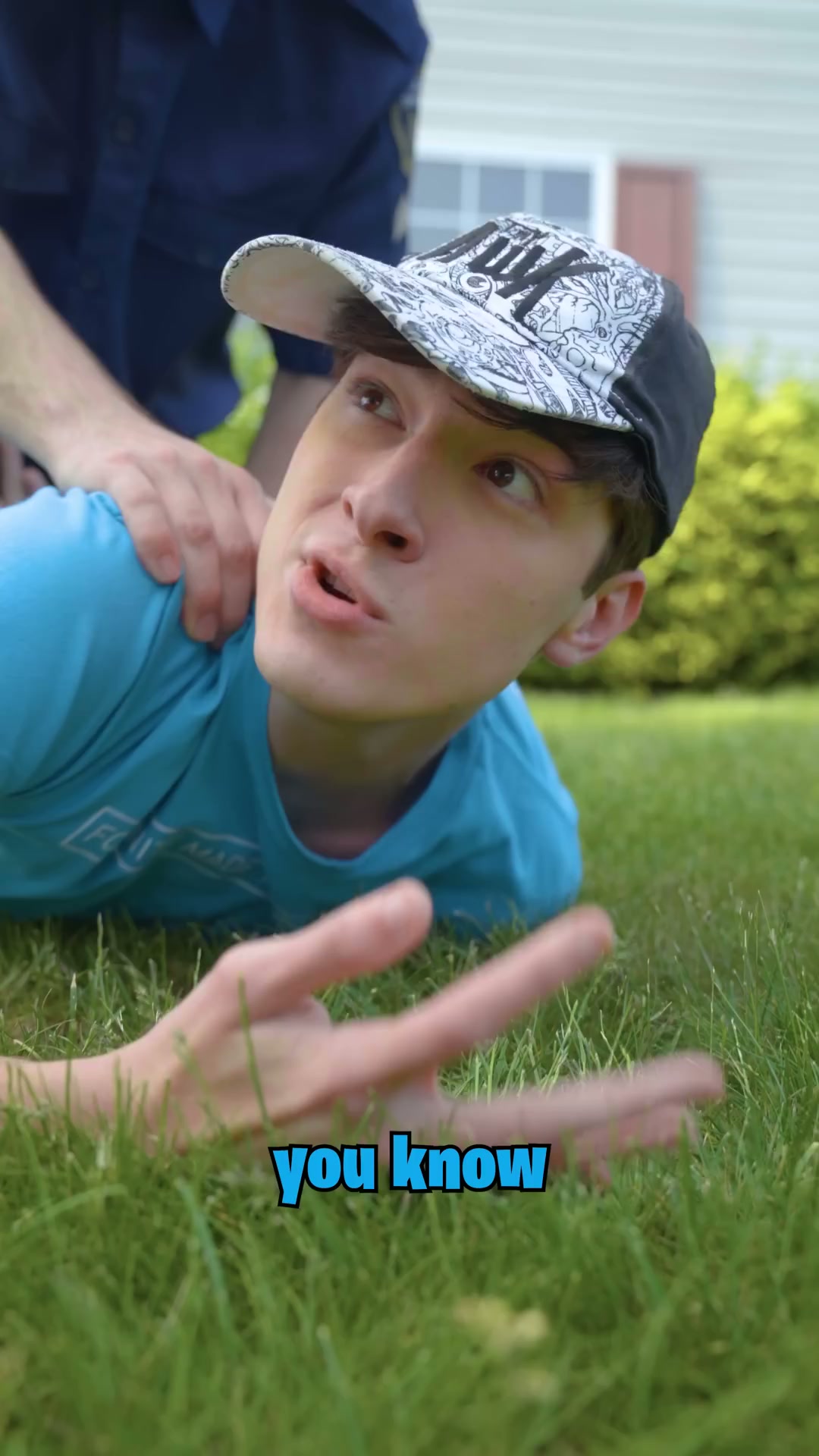 Explaining getting arrested to a Fortnite kid