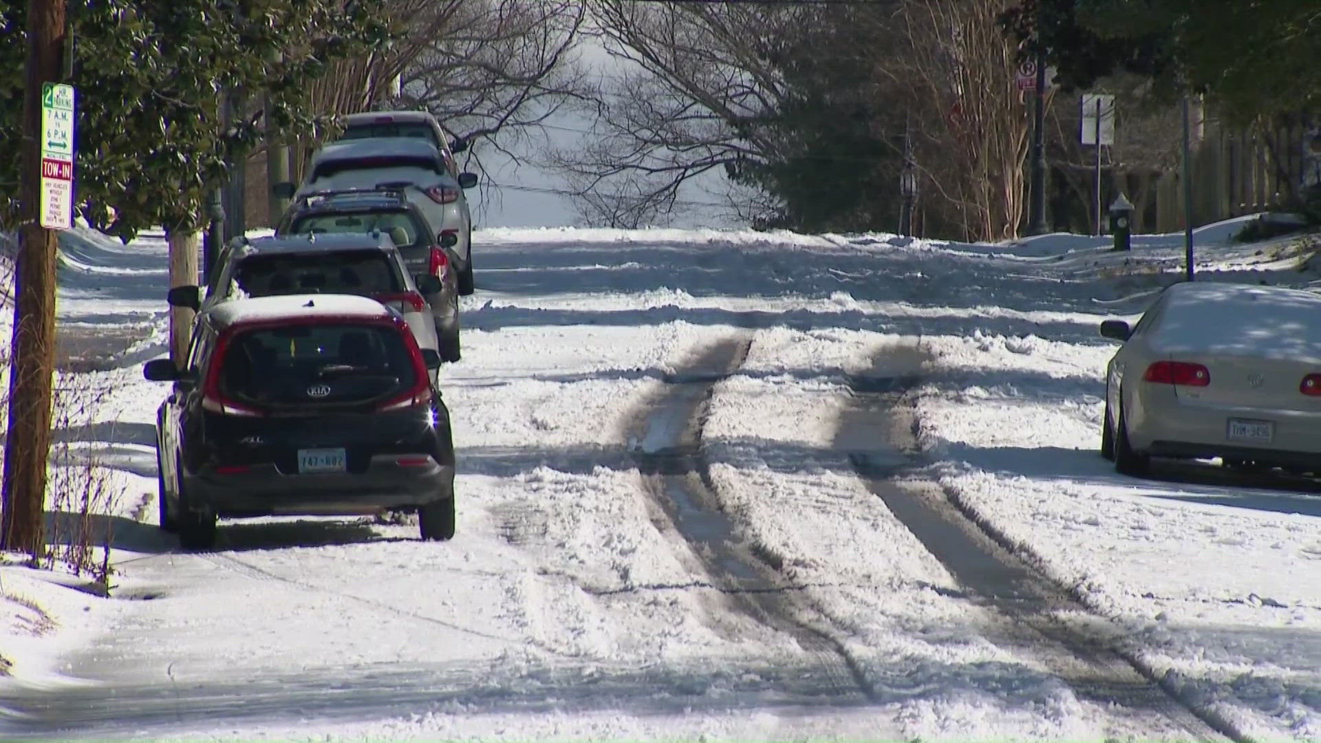 Roadway conditions improving in Guilford County