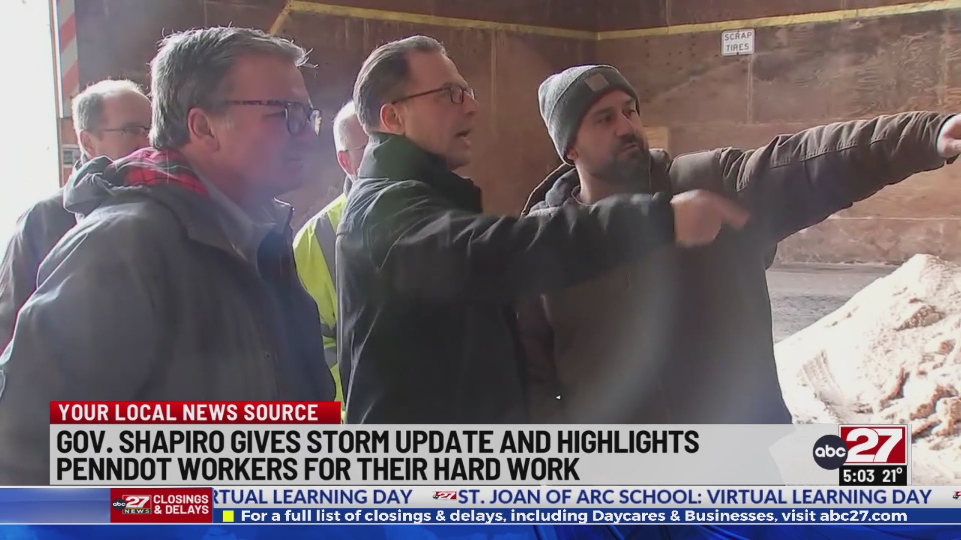 Gov. Shapiro gives storm update