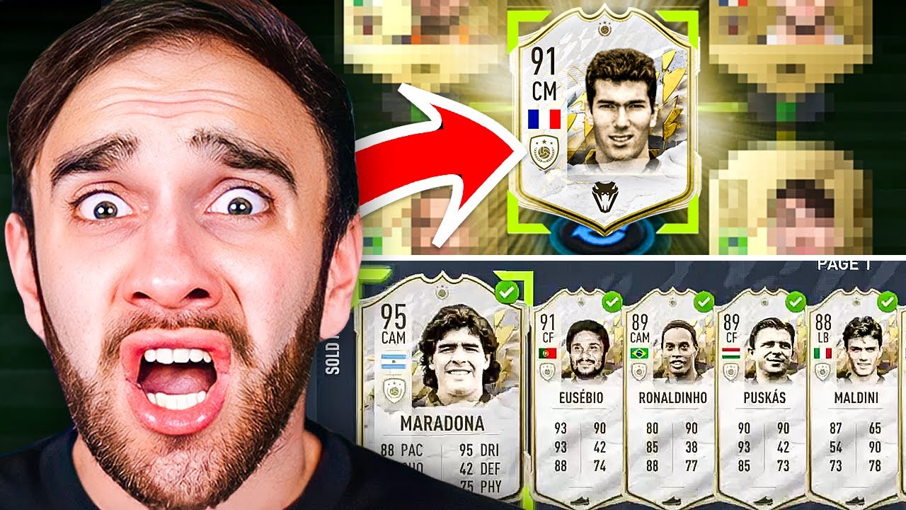 Selling everything for Zidane! My ultimate FIFA 22 icon SBC journey