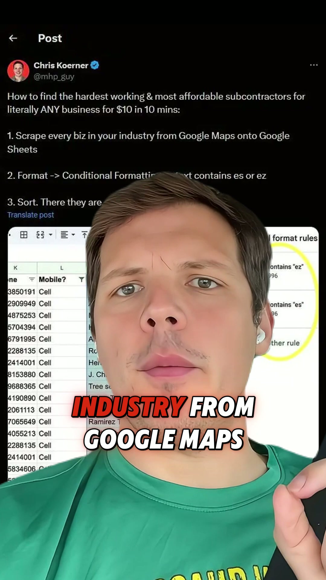 Business hack: finding the best and cheapest contractors # ...