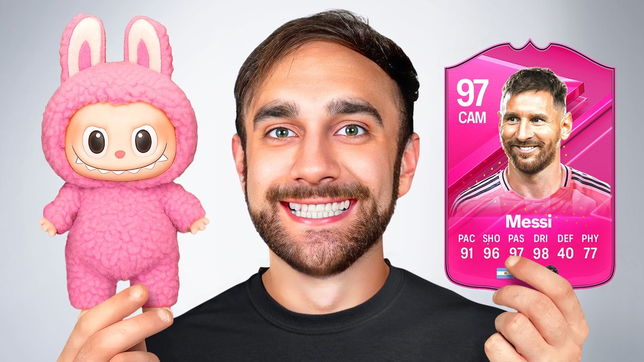 Unboxing Labubu blind boxes to build a color-coded FIFA Ultimate Team ...