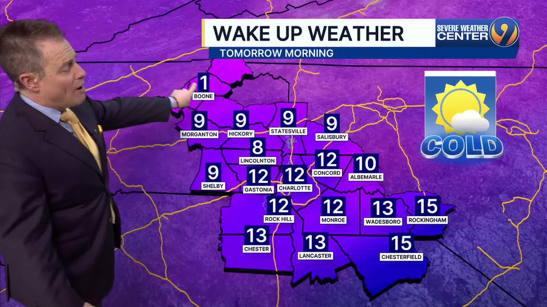 Forecast: Extremely cold temperatures coming overnight