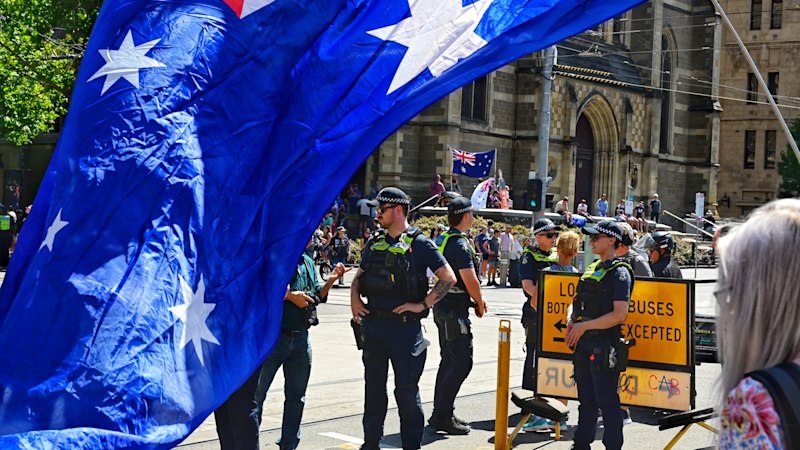 Undercover neo-Nazis infiltrate March for Australia as police block ...