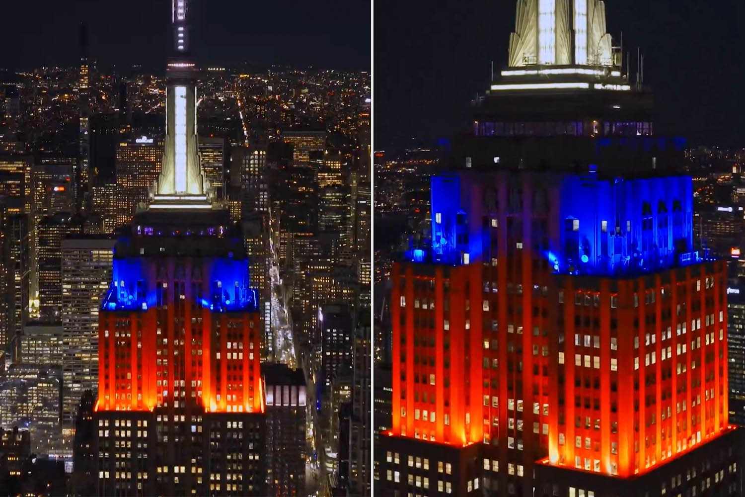 New Yorkers outraged after Empire State Building lights up in New ...