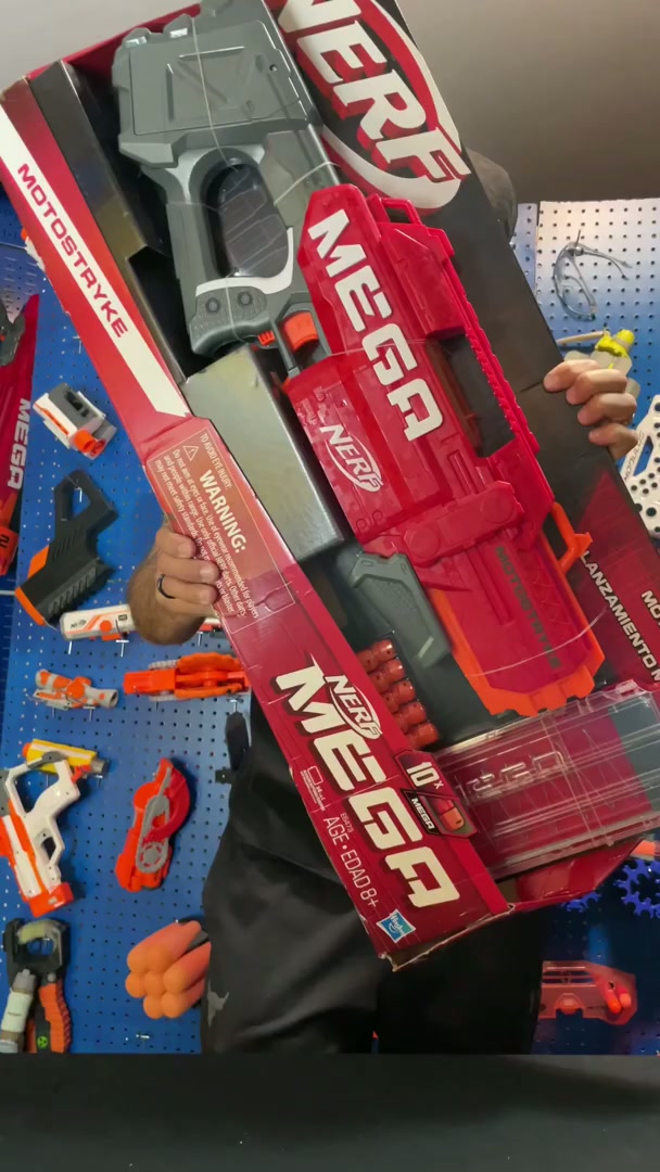Nerf MEGA MOTOSTRYKE | MacDannyGun Review #shorts
