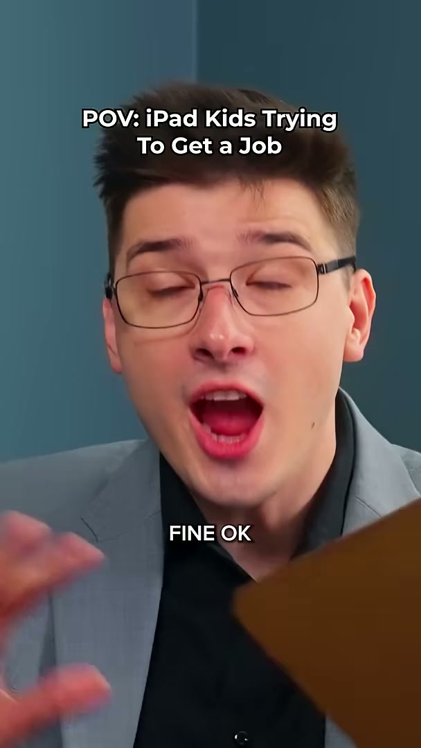 POV: iPad Kids Trying to get Job