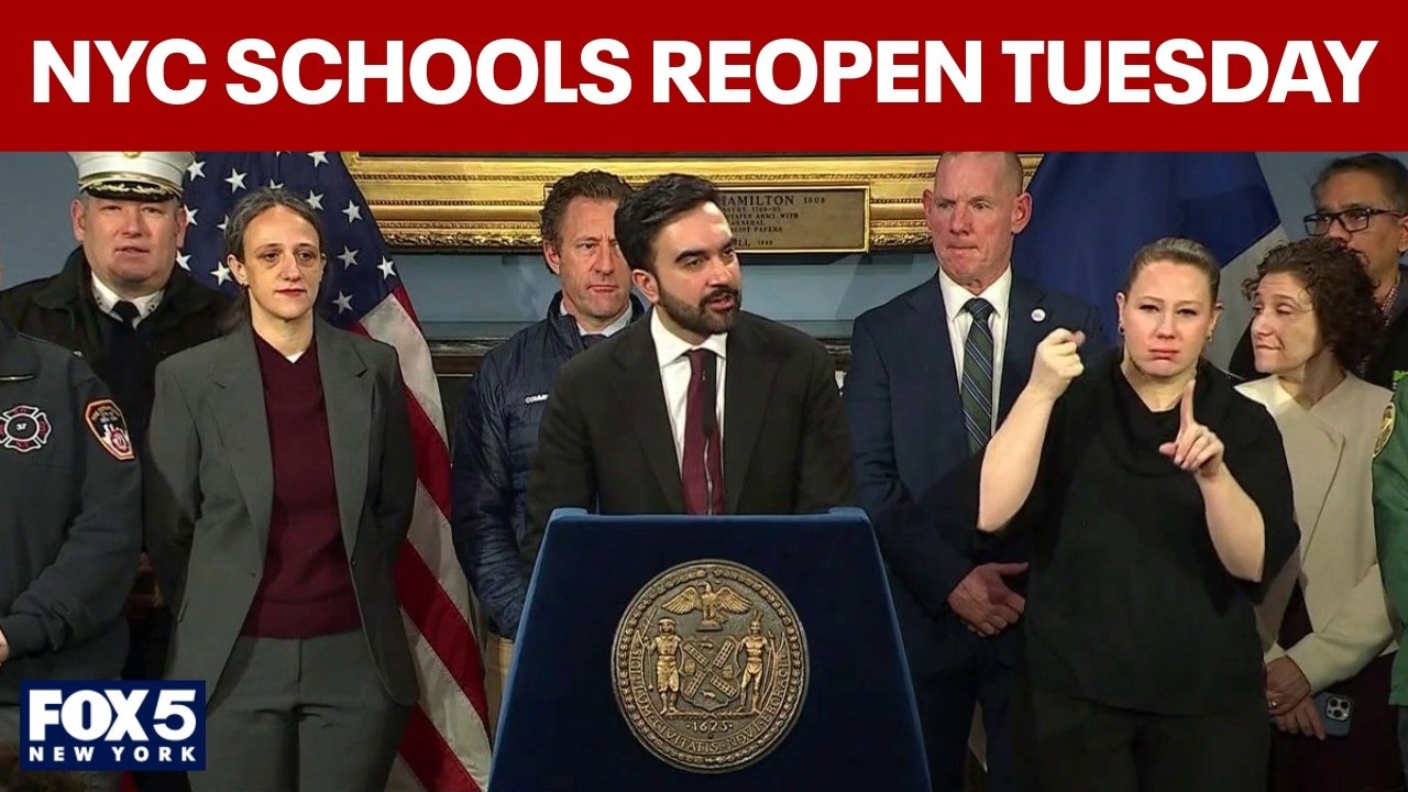 NYC schools will open Tuesday