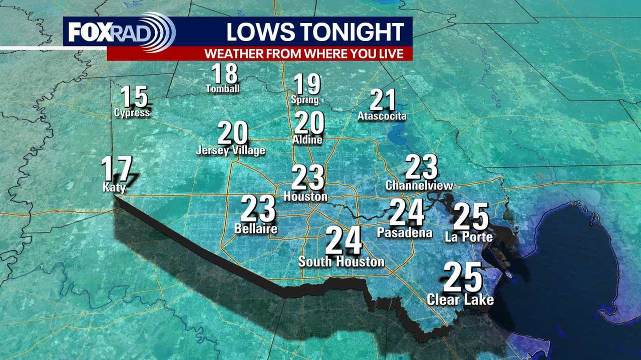 Houston weather: Hard freeze, dangerous wind chills expected for Monday ...