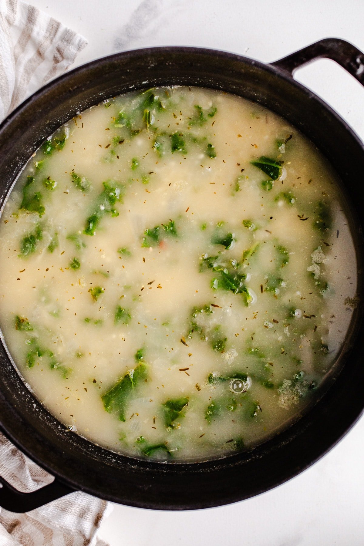 Tuscan white bean and kale soup