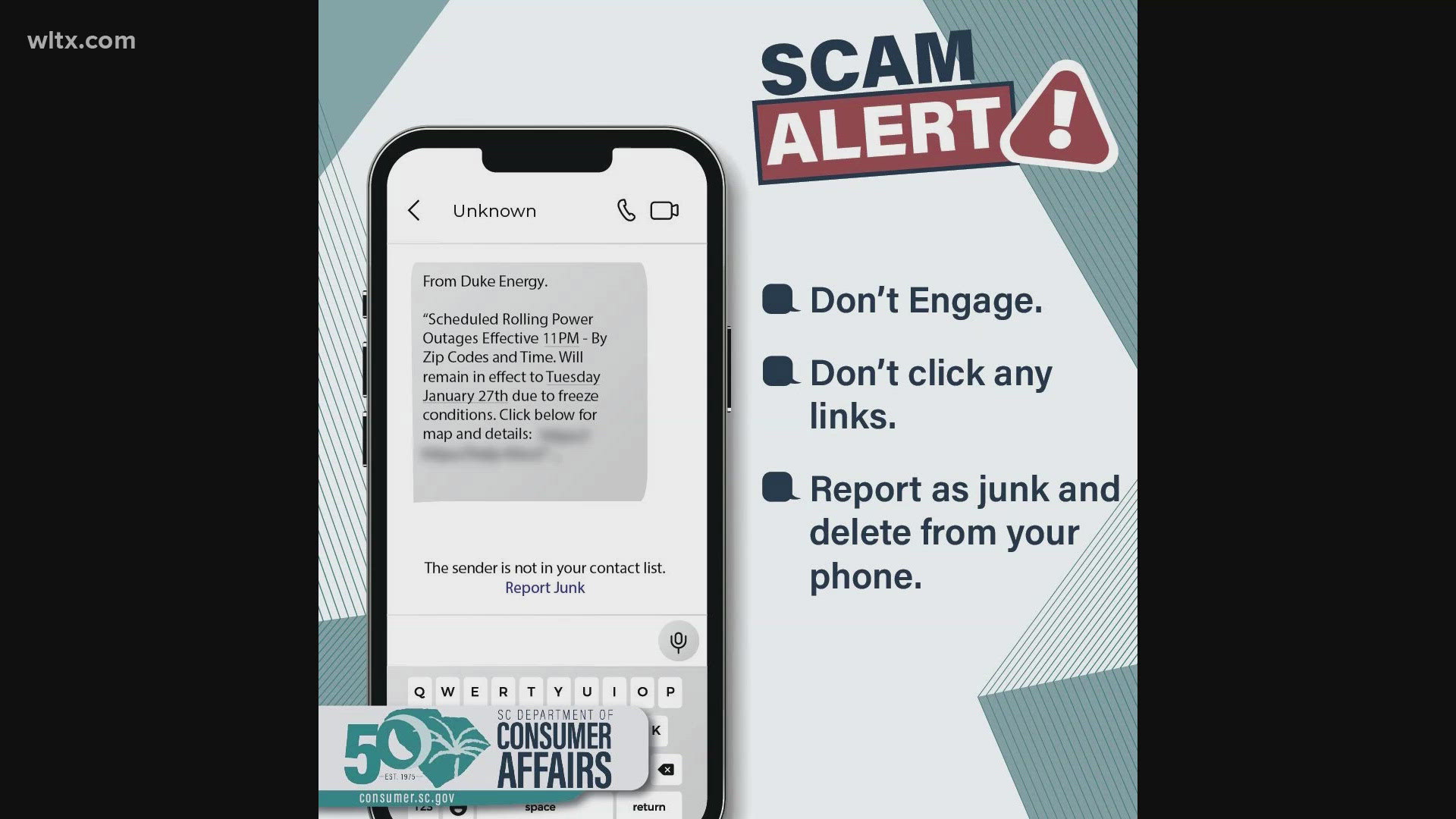 Scam targeting Duke Energy users