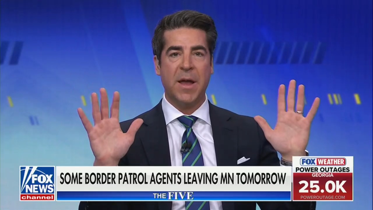Jesse Watters Baselessly Claims Alex Pretti ‘Violently’ Obstructed Agents