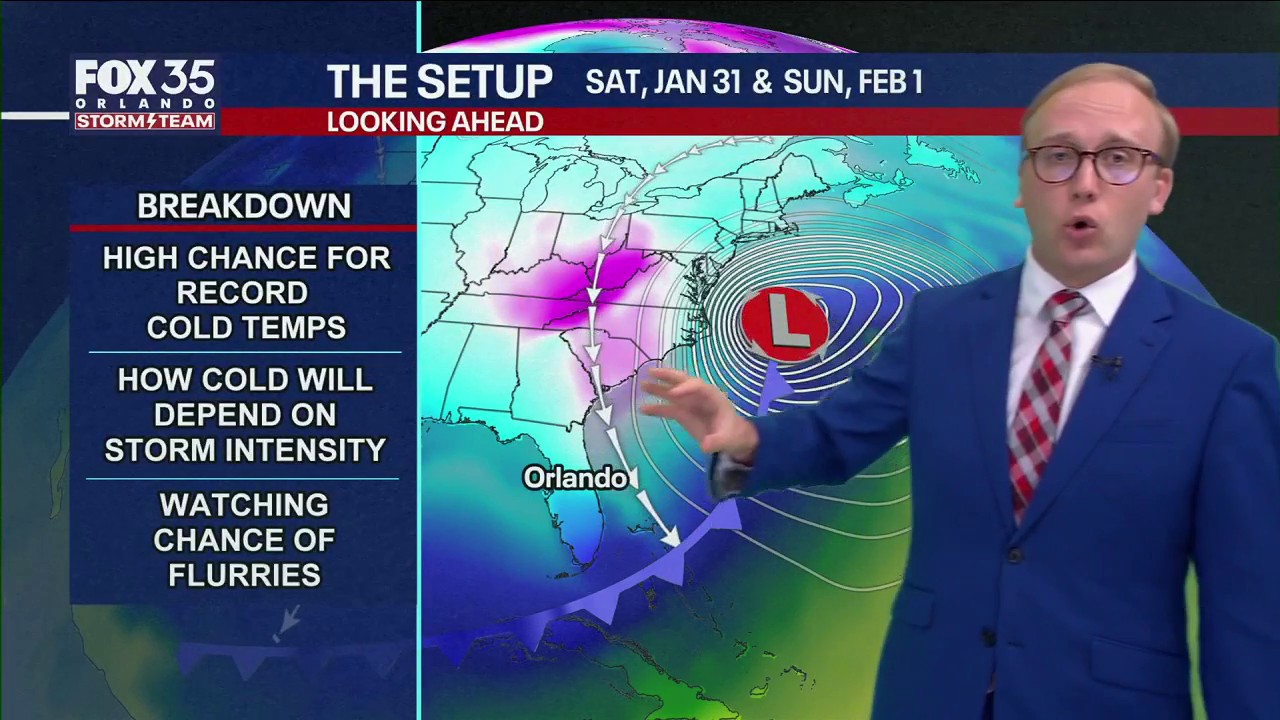 Orlando weather forecast: Tracking record cold to central Florida