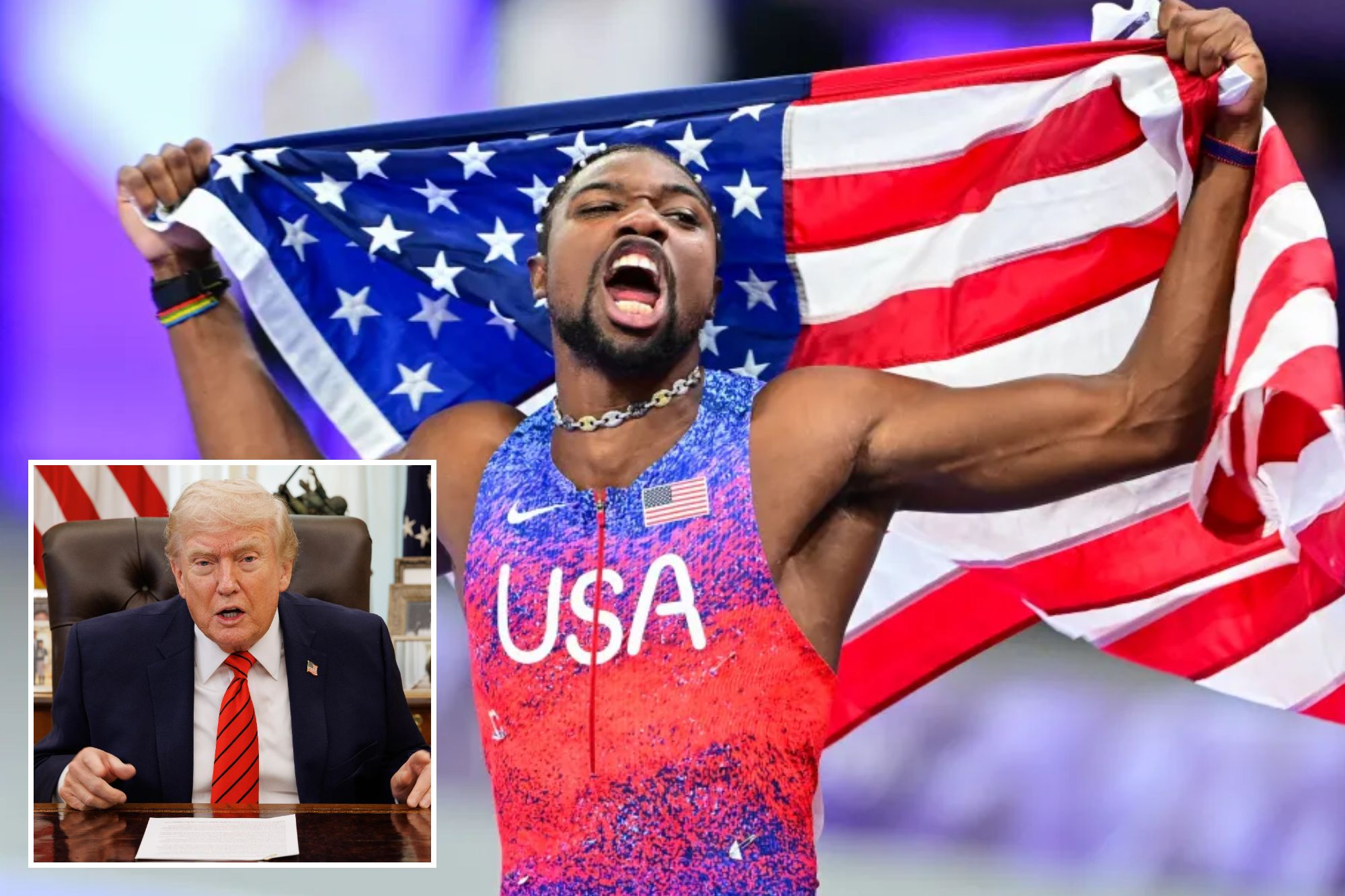 Trump vows to to protect Californians at the 2028 Olympics: ‘It’ll be ...