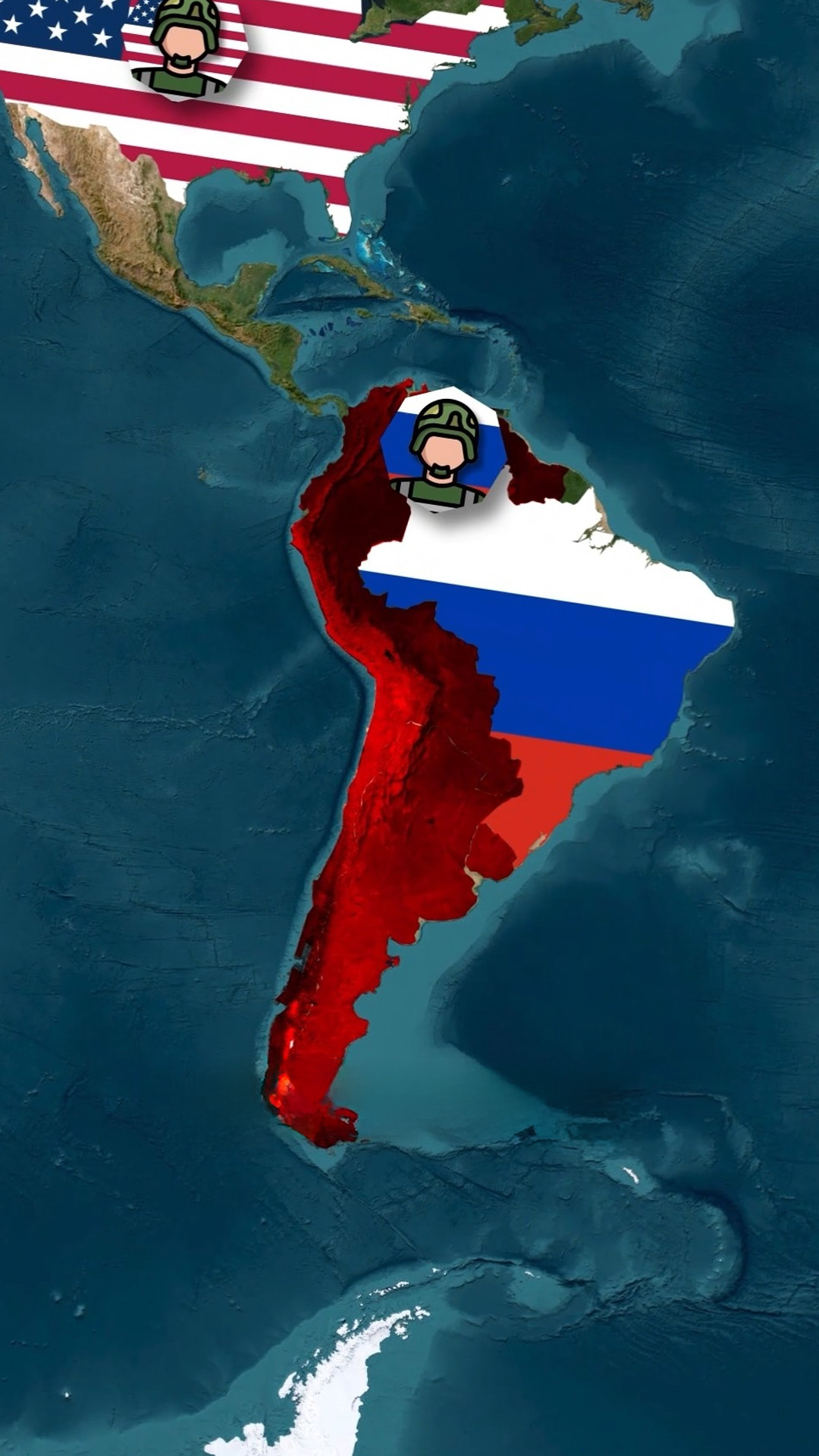 What if Russia and Brazil swapped places?