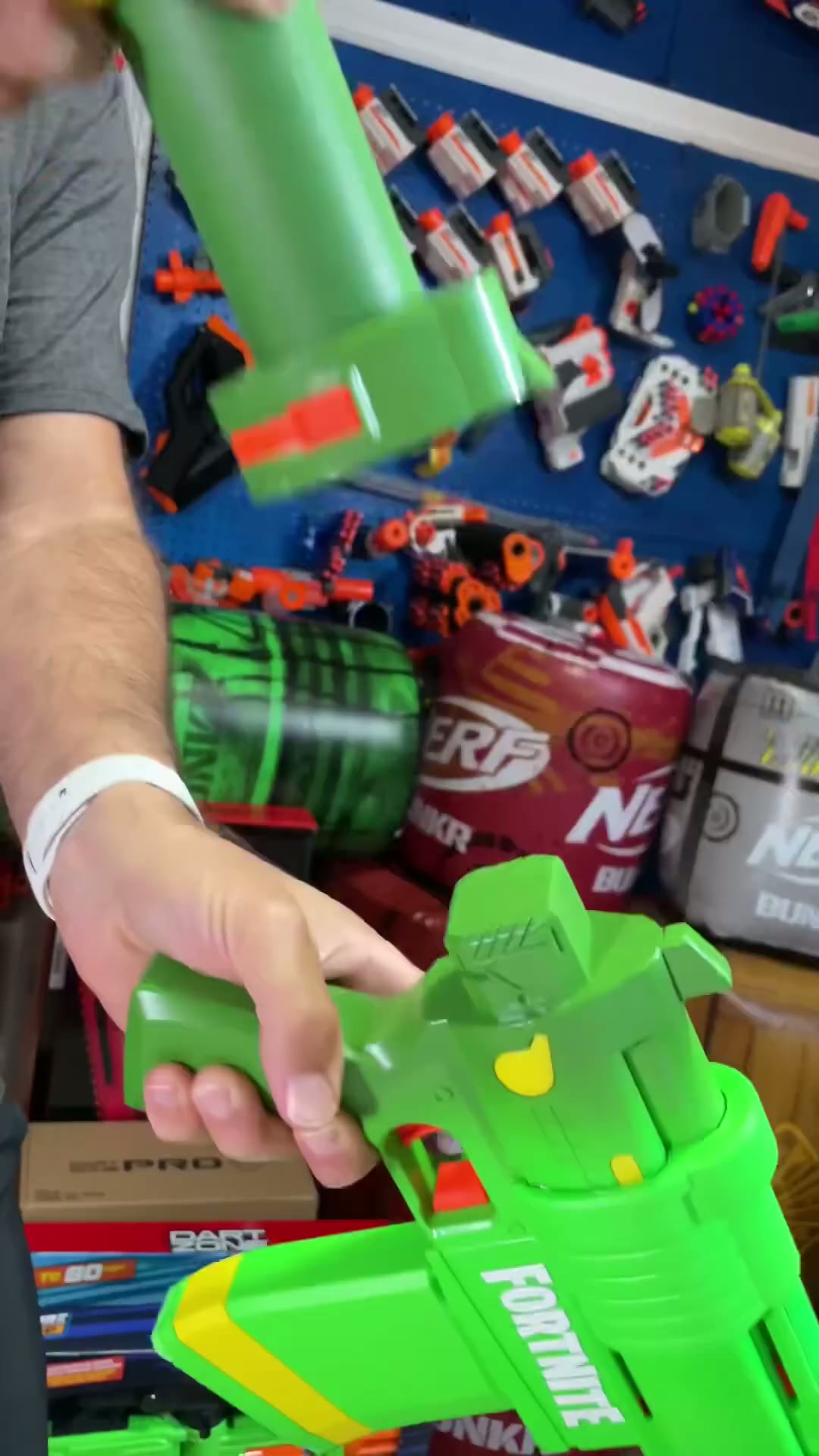 Nerf Fortnite SMG (clone review) #shorts