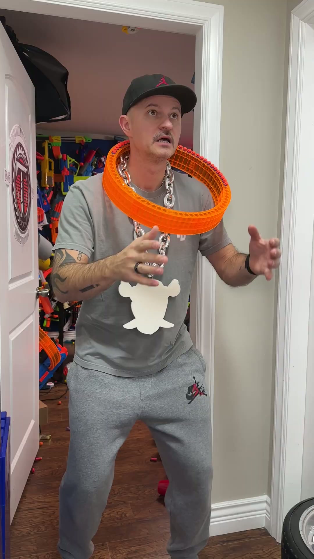 Nerf noob reload: RYOBI blaster!