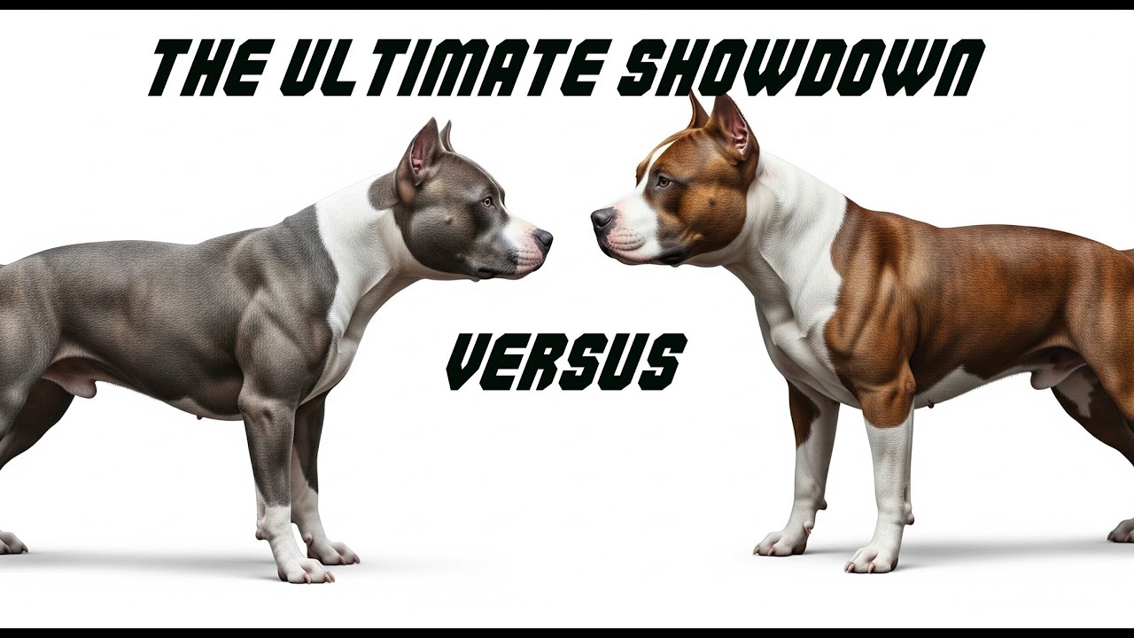 The ultimate showdown: American Staffordshire Terrier vs. American Pit ...