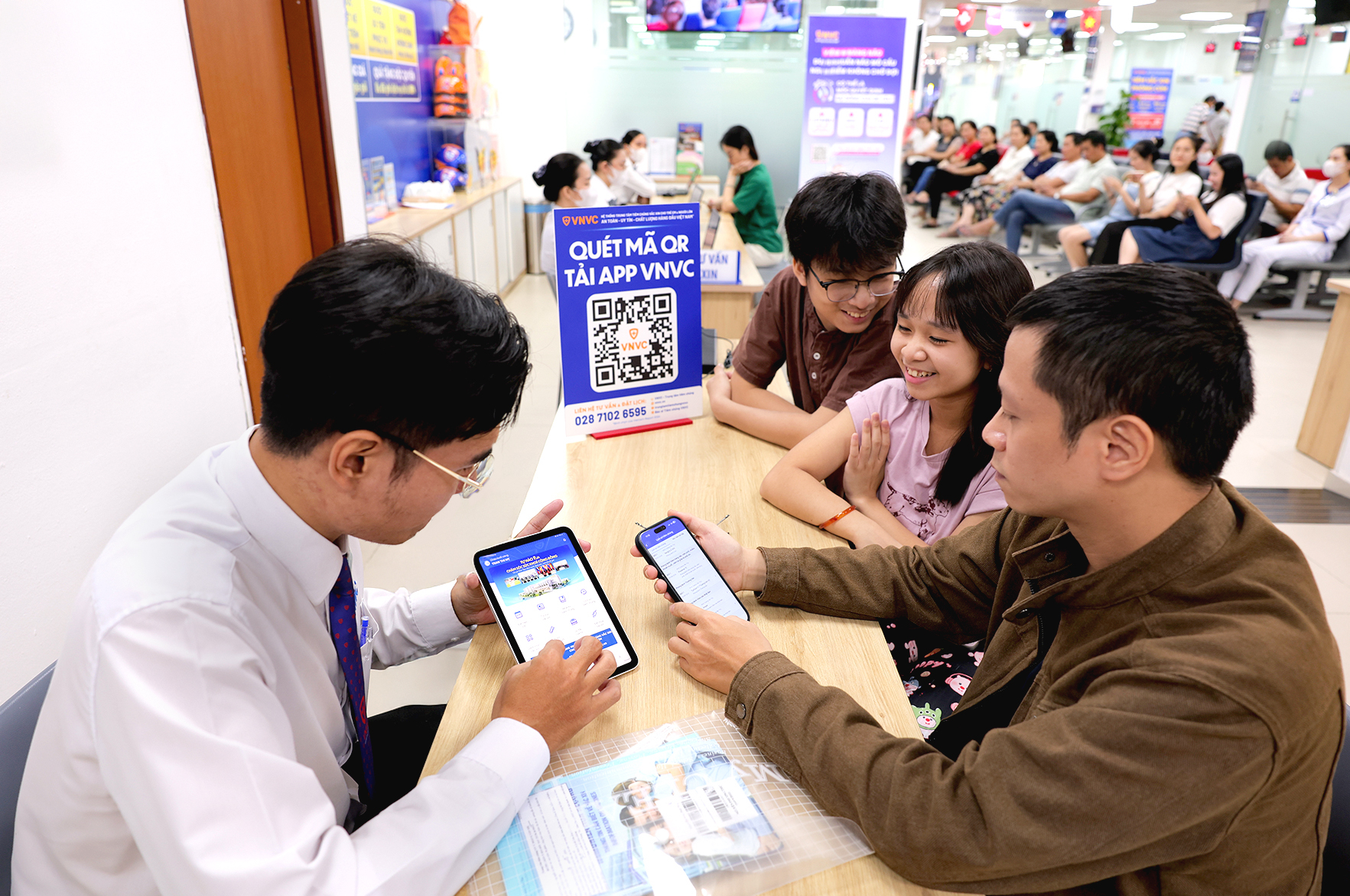 VNVC mở rộng tiện ích tiêm chủng trên ứng dụng điện thoại