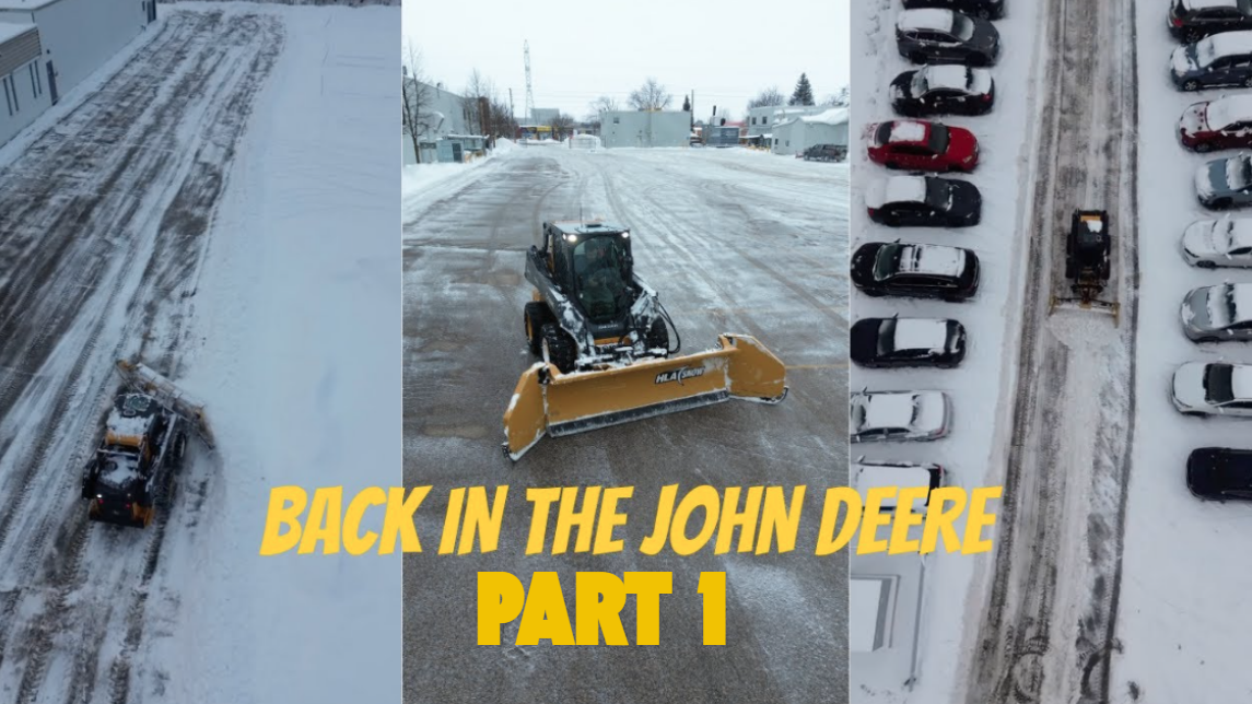 Snow removal is back: A full day in the John Deere 324G skid steer (part 1)