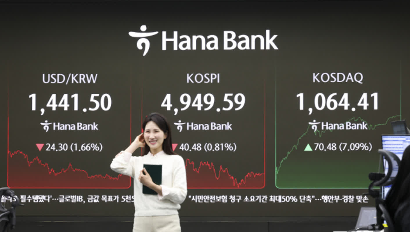 코스피, 미국 셧다운 우려에 0.84% 하락… 4900선 머물러