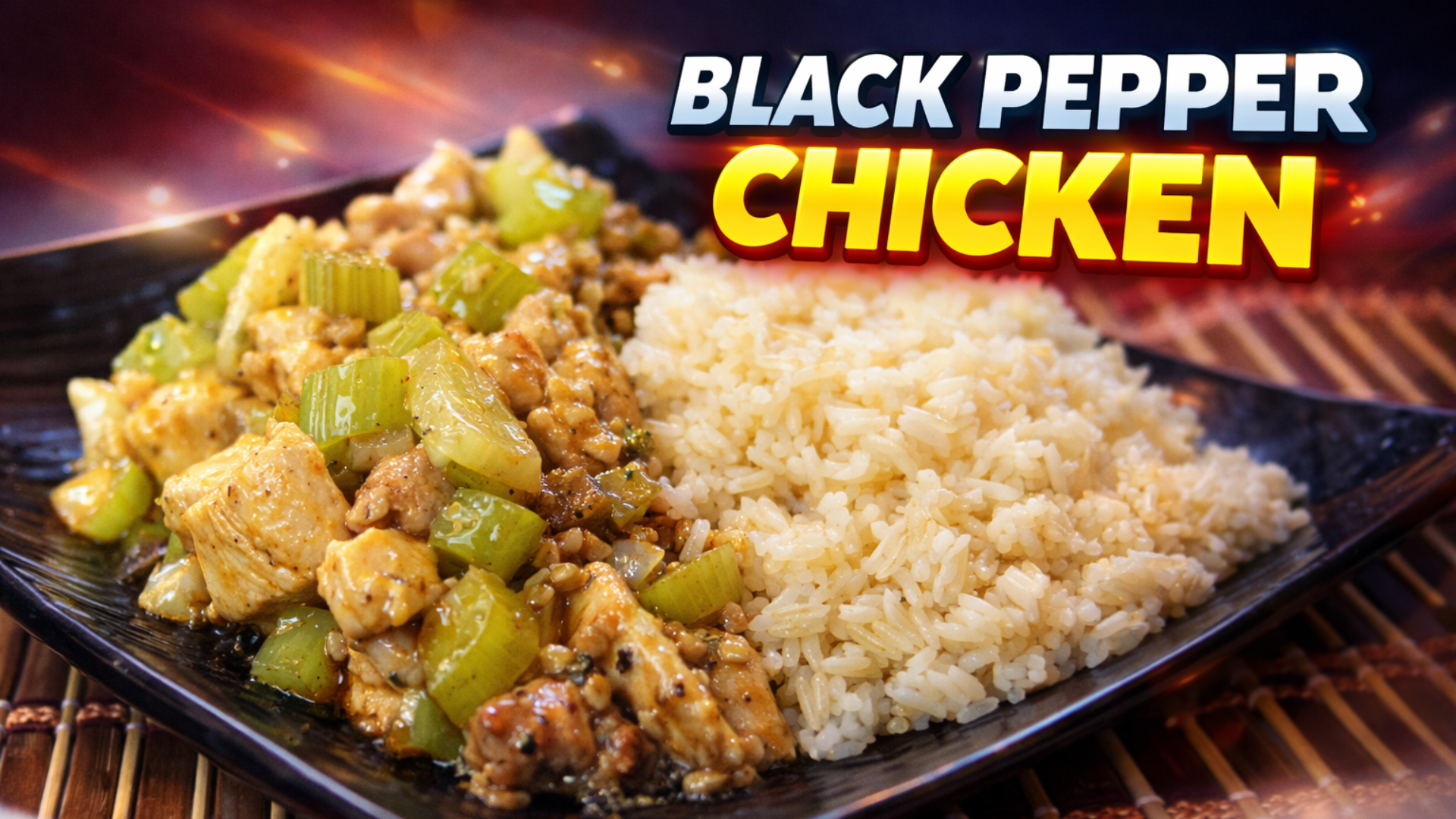 Delicious black pepper chicken you can cook at home
