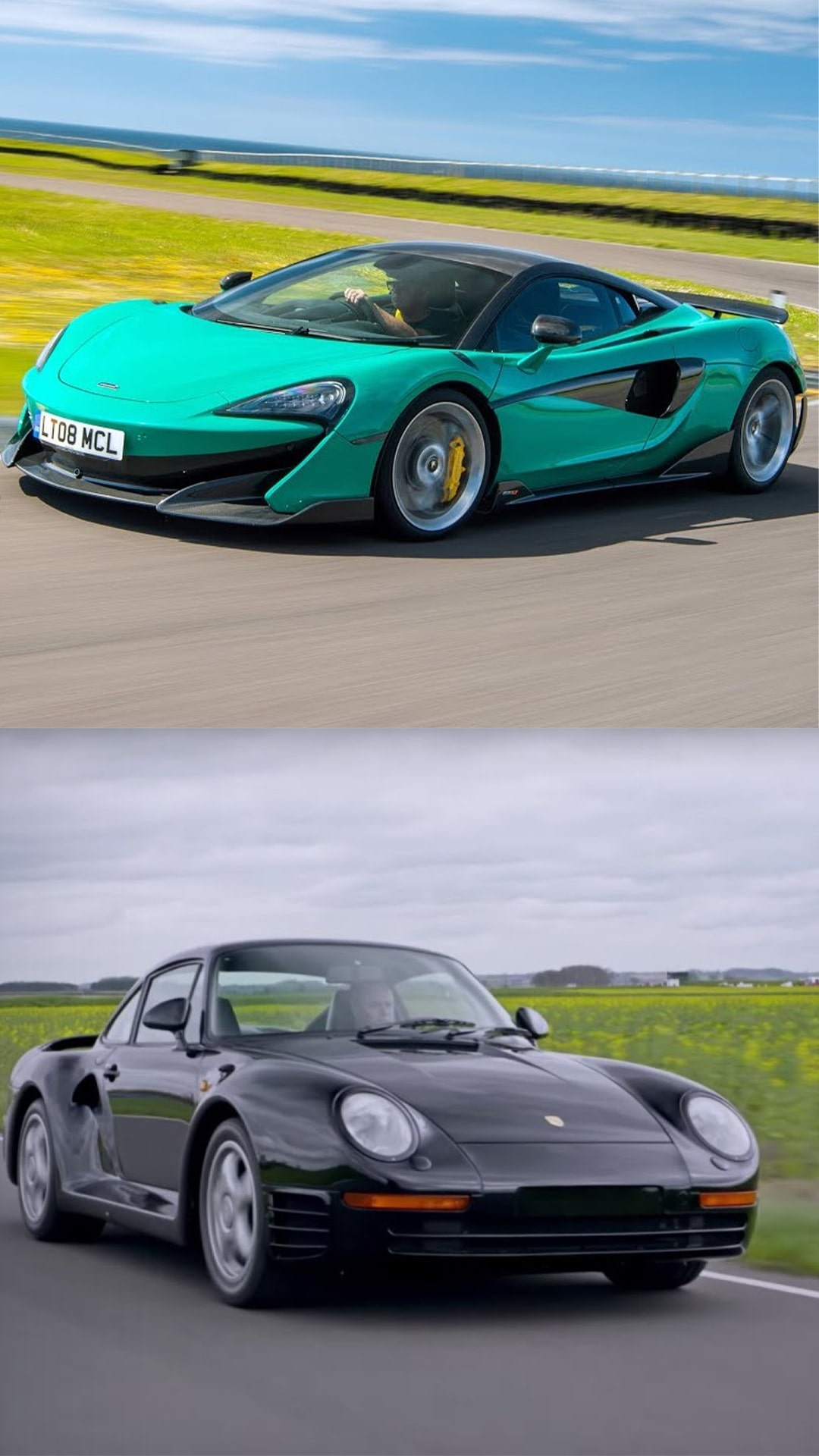 McLaren 600LT v/s Porsche 959