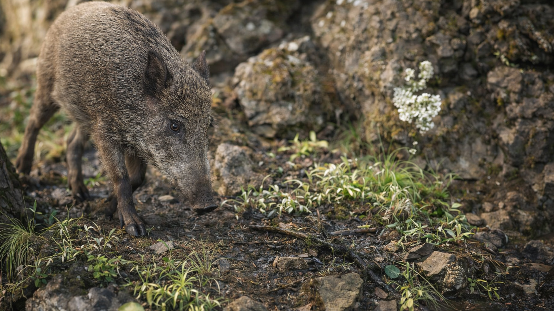 I left a trail camera here for 7 days