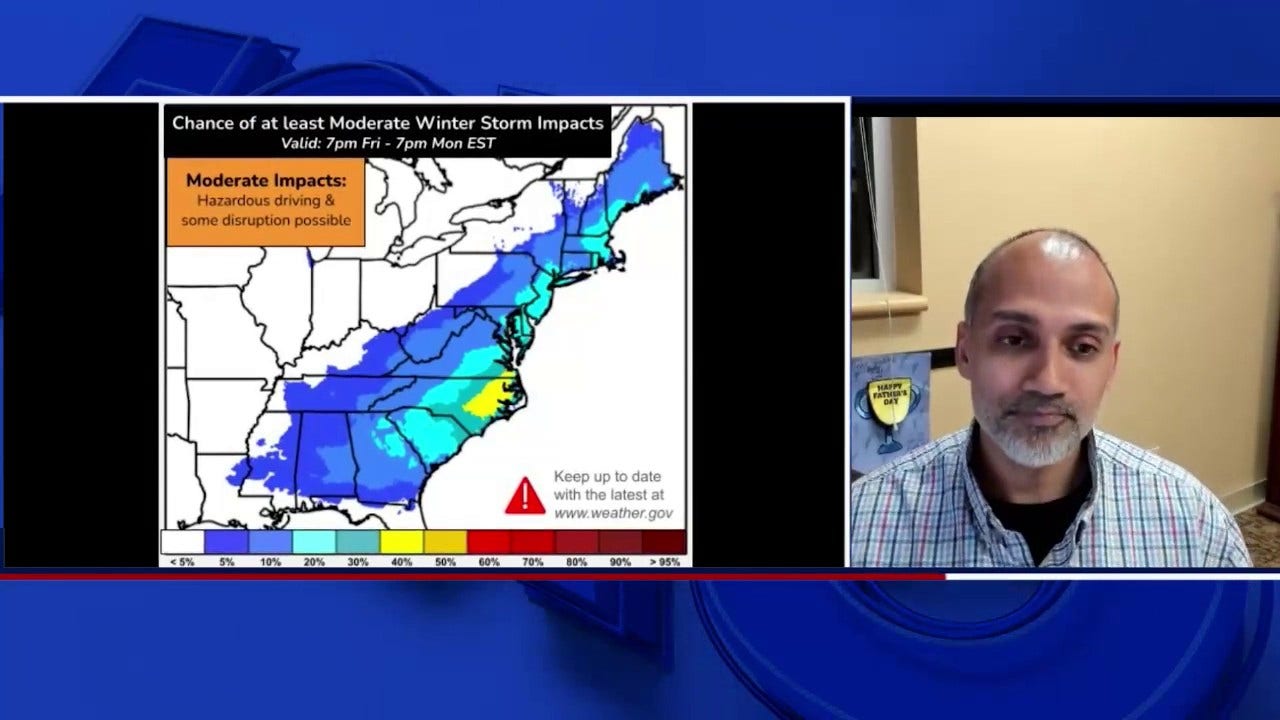 NWS meteorologist talks potential storm for NYC this weekend