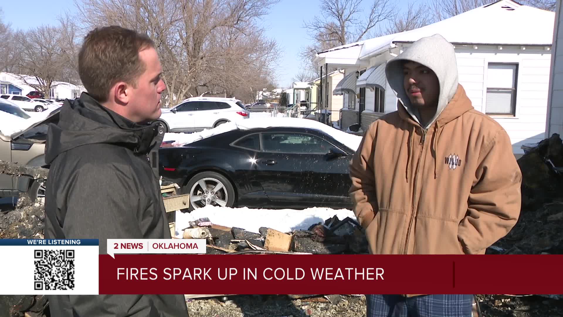 'They thought I wasn't going to get out': Tulsa family escapes house fire