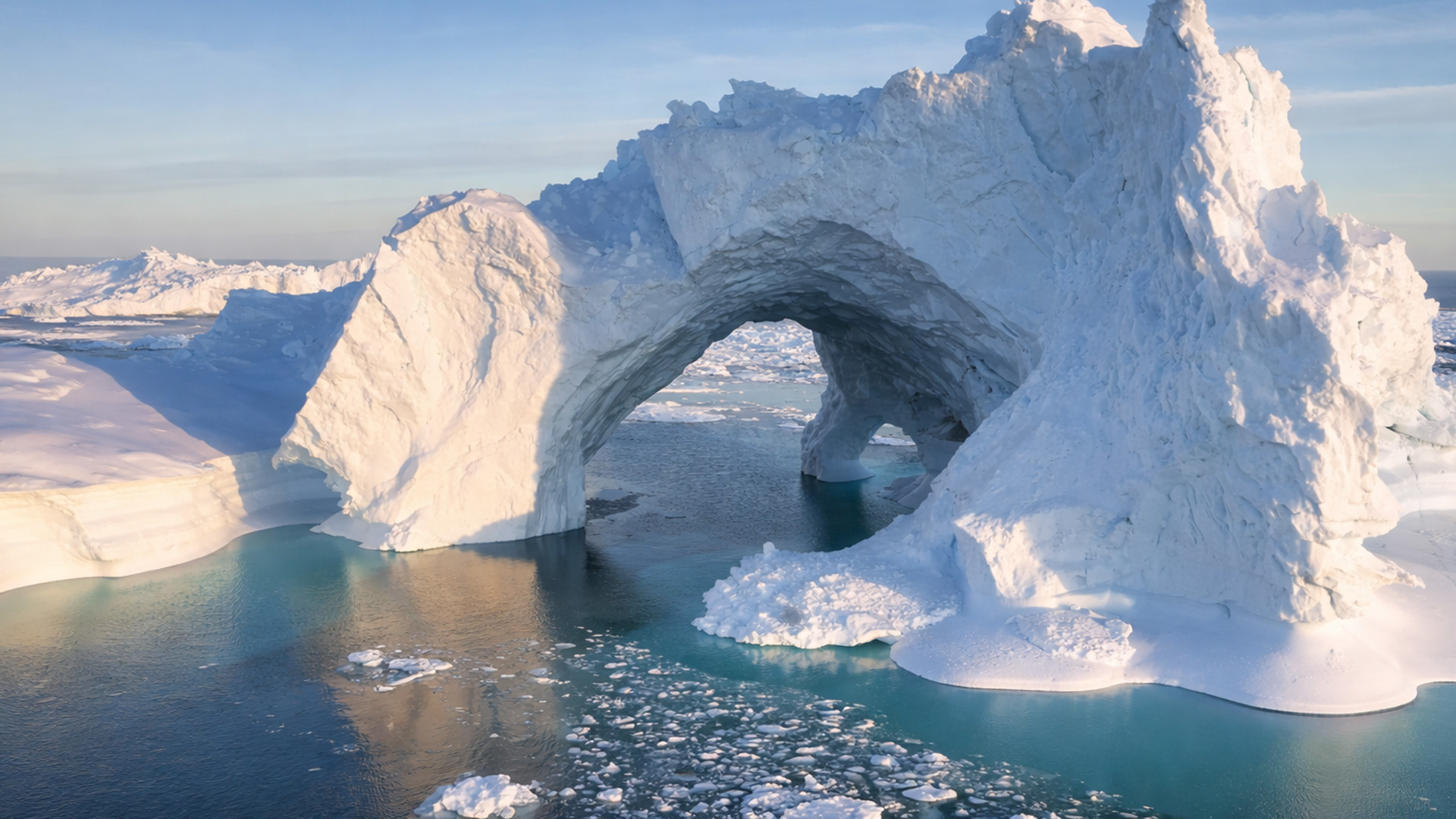 How did nature carve this arch?