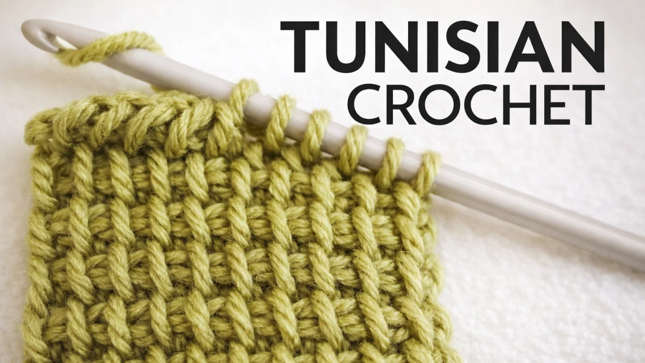 This one stitch changes everything in Tunisian crochet