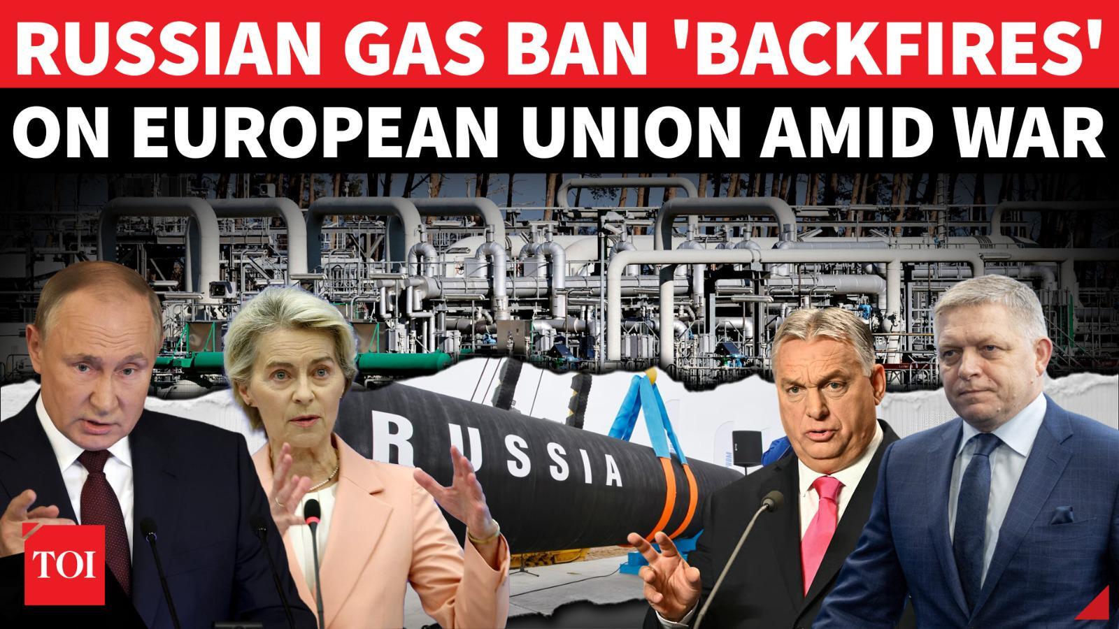 EU under fire from own for approving Russian gas ban; pro-Putin Hungary ...