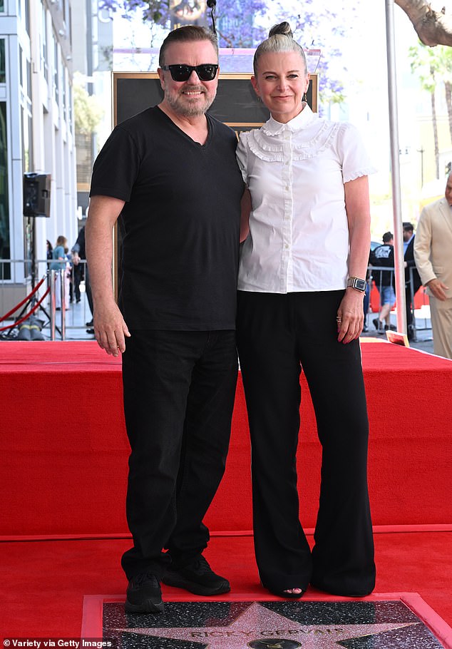 Ricky Gervais' long-term partner Jane Fallon says she has no regrets ...