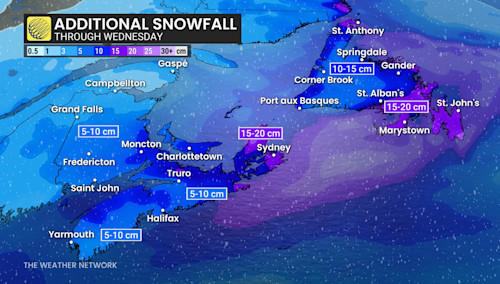 15-20 cm: Parts of Atlantic Canada to still bear effects of major ...
