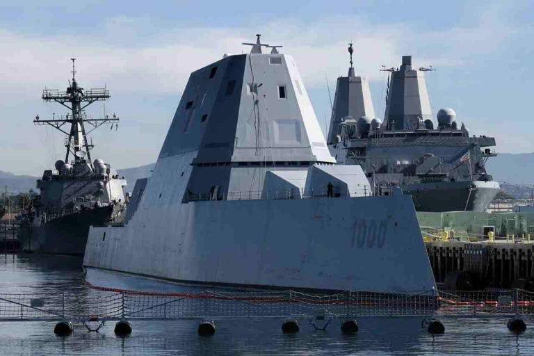 USS Zumwalt destroyer armed with hypersonic missiles to set sail for ...