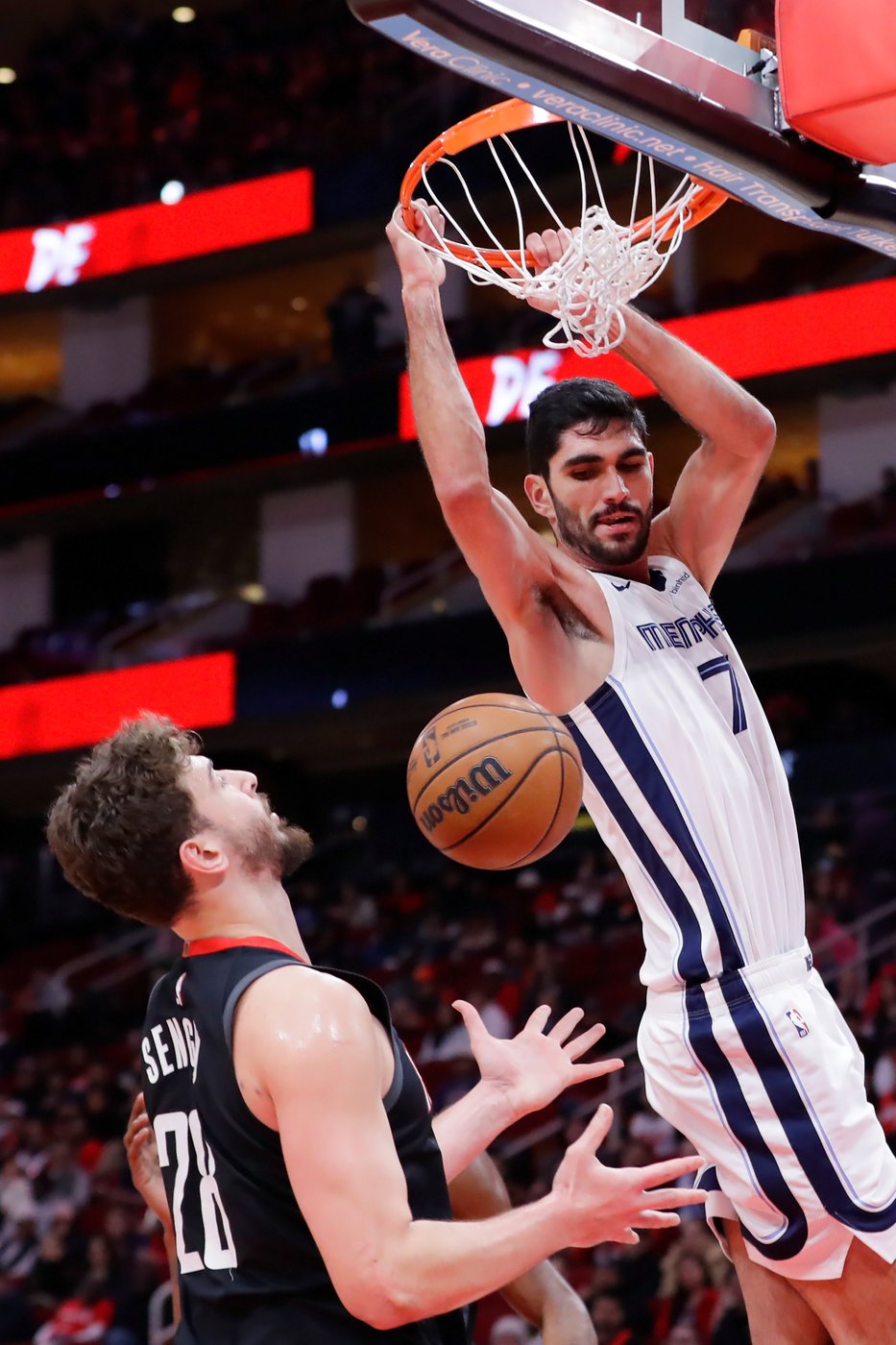 Sengun and Durant score 33 apiece as Rockets beat the Grizzlies 108-99