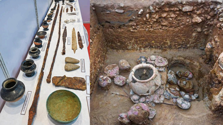 Ancient power symbol? India’s longest Iron Age spears unearthed at ...