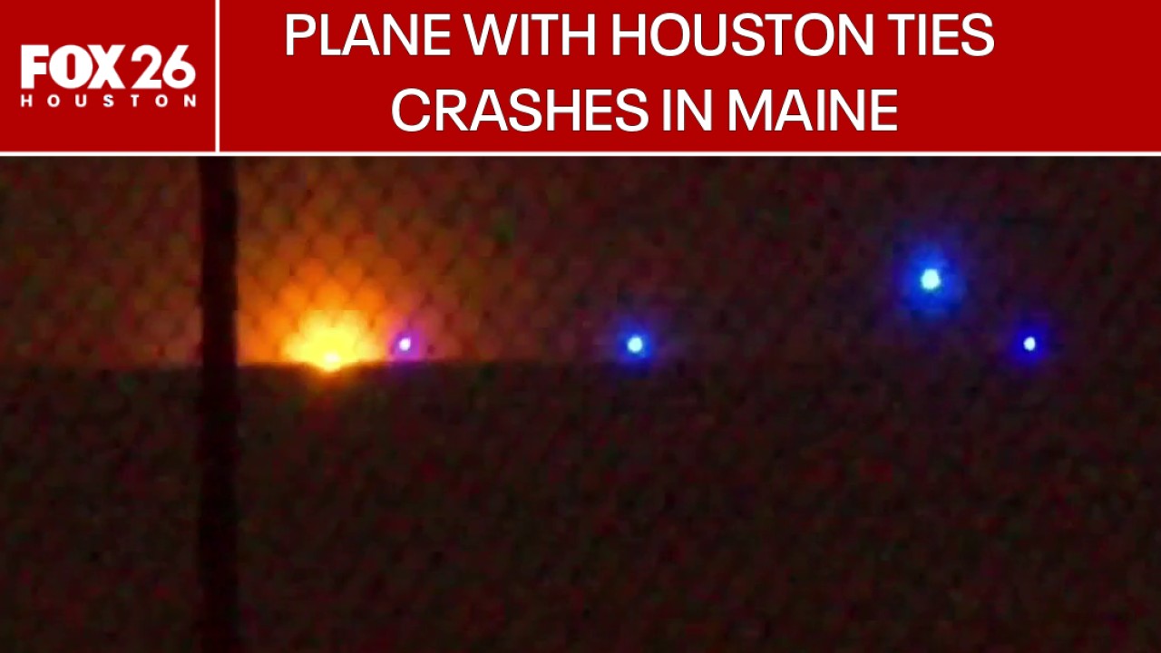 Plane with Houston ties crashes in Maine