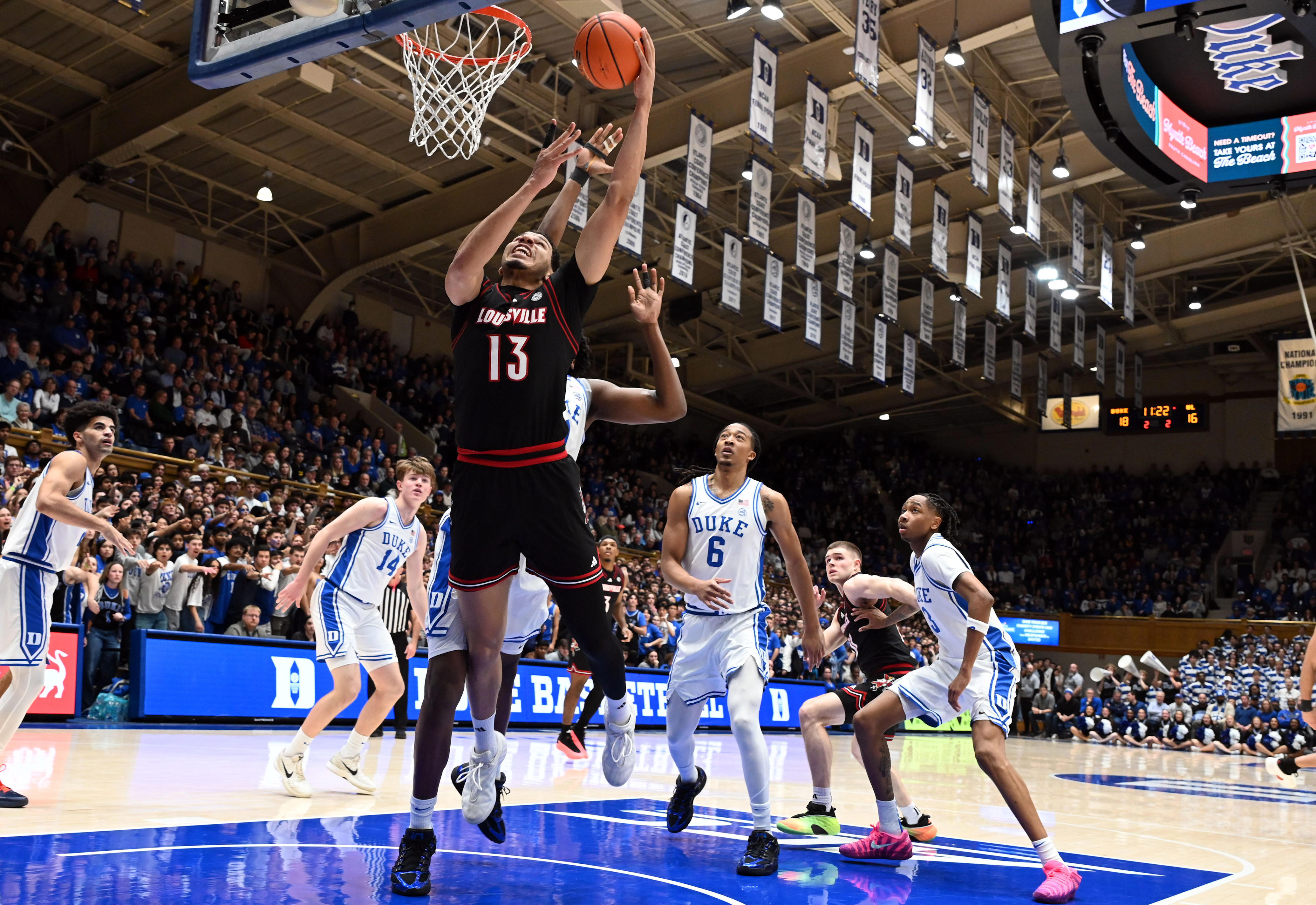 Louisville vs Duke score, UofL basketball game highlights