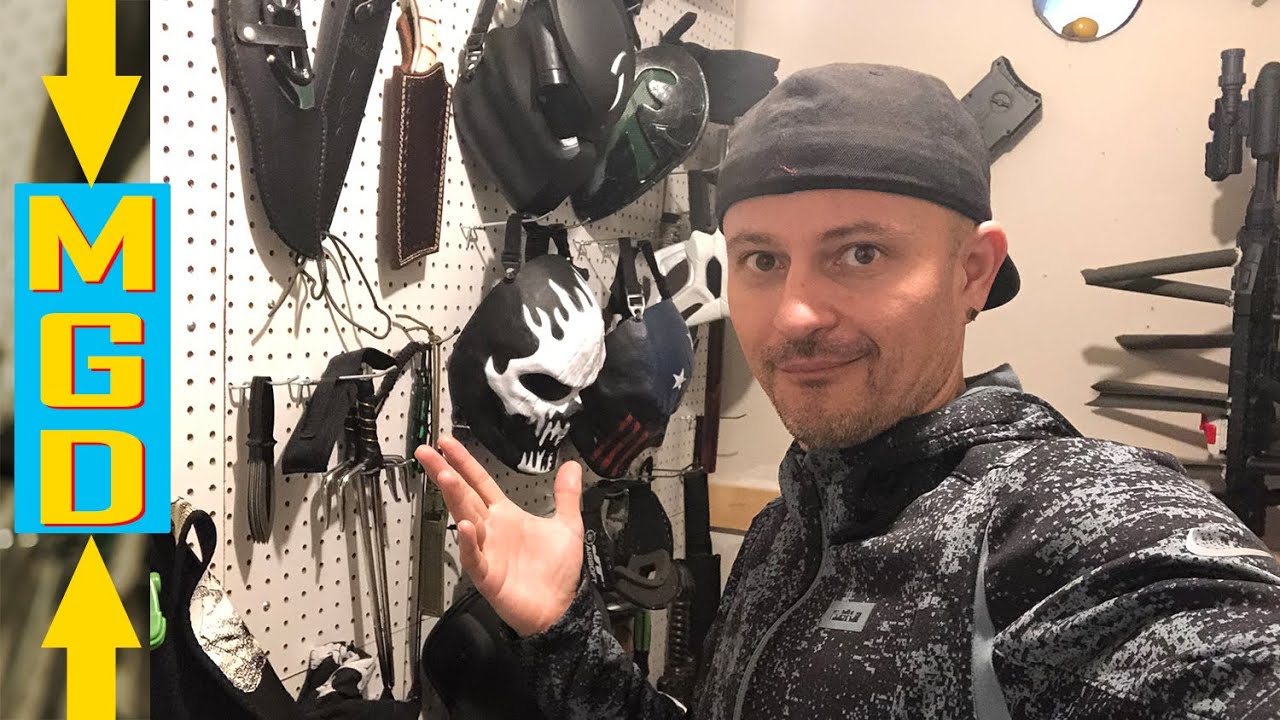 Zombie & ninja weapons arsenal vlog!