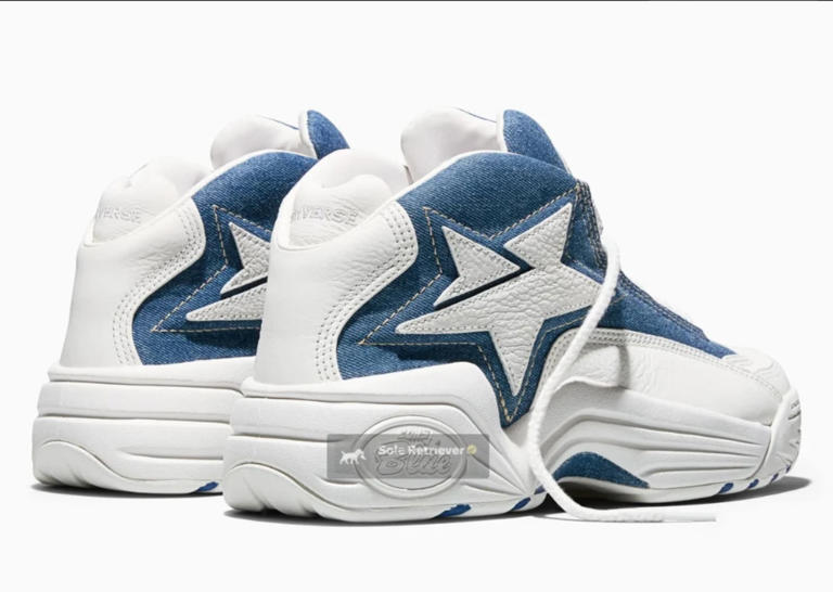 Come get your Converse Cons blue sneakers ahead of the denim throwback ...